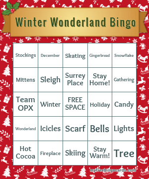 Winter Wonderland Bingo