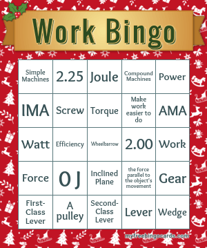 Work Bingo