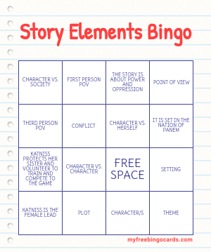 Story Elements Bingo