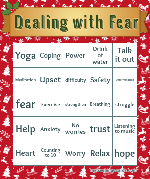 Dealing with Fear Bingo