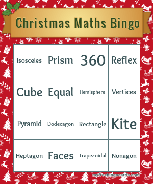 Christmas Maths Bingo