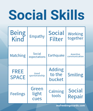 Social Skills Bingo