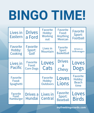 BINGO TIME!