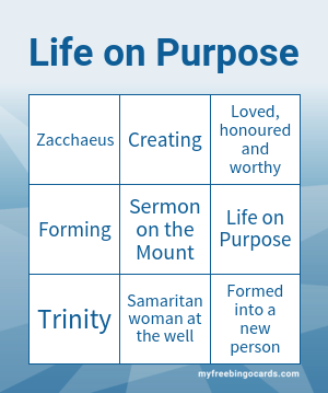 Life on Purpose Bingo
