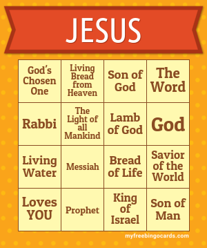 JESUS BINGO