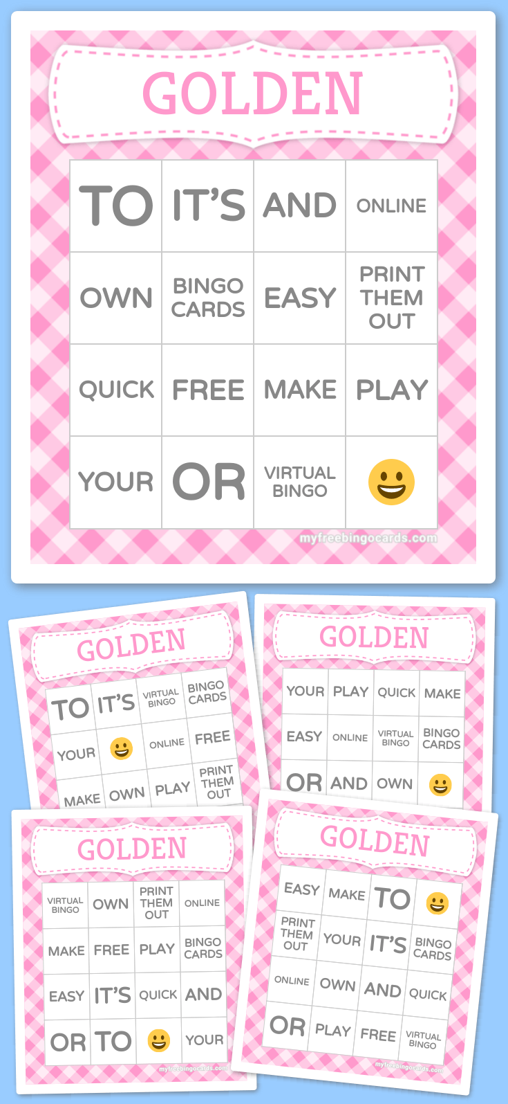 Virtual GOLDEN BINGO