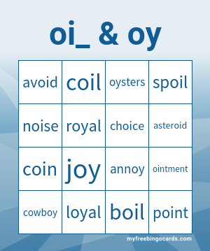oi_ & oy bingo