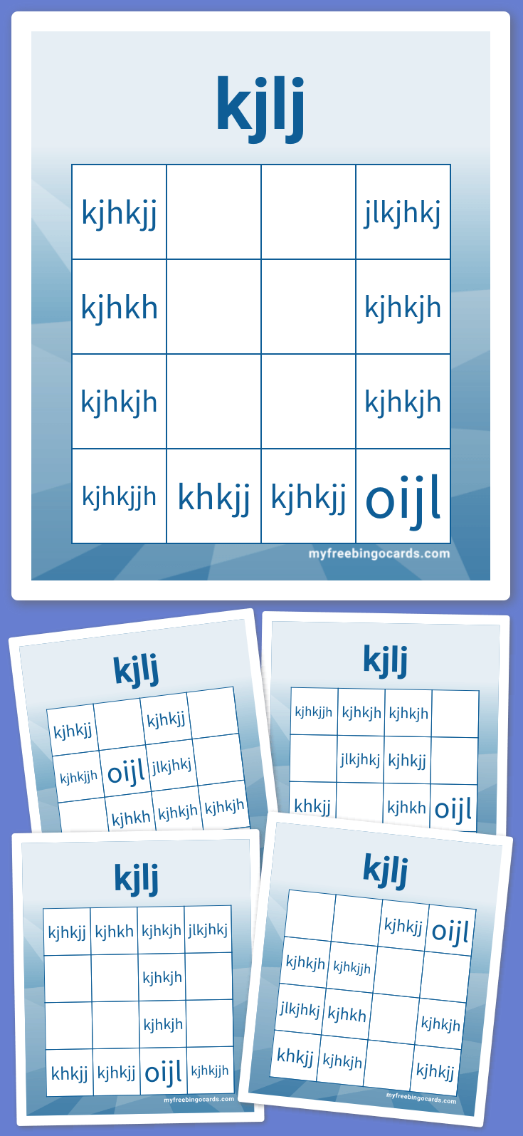 Virtual kjlj bingo
