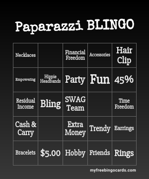 Paparazzi BLINGO Bingo
