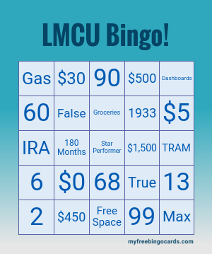 LMCU Bingo!