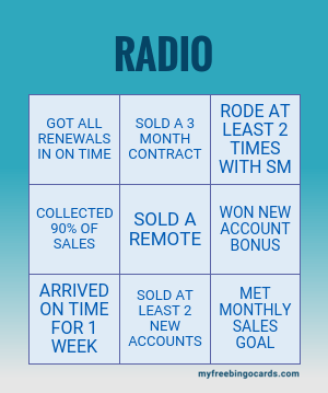 RADIO BINGO
