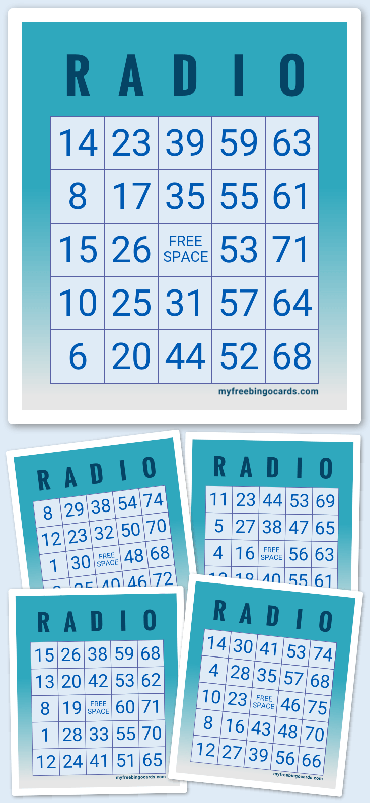 Virtual RADIO BINGO