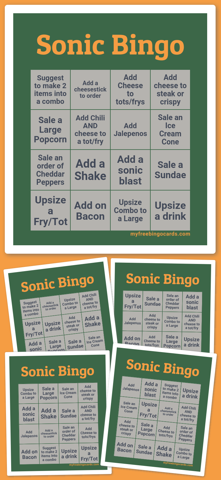 Virtual Sonic Bingo
