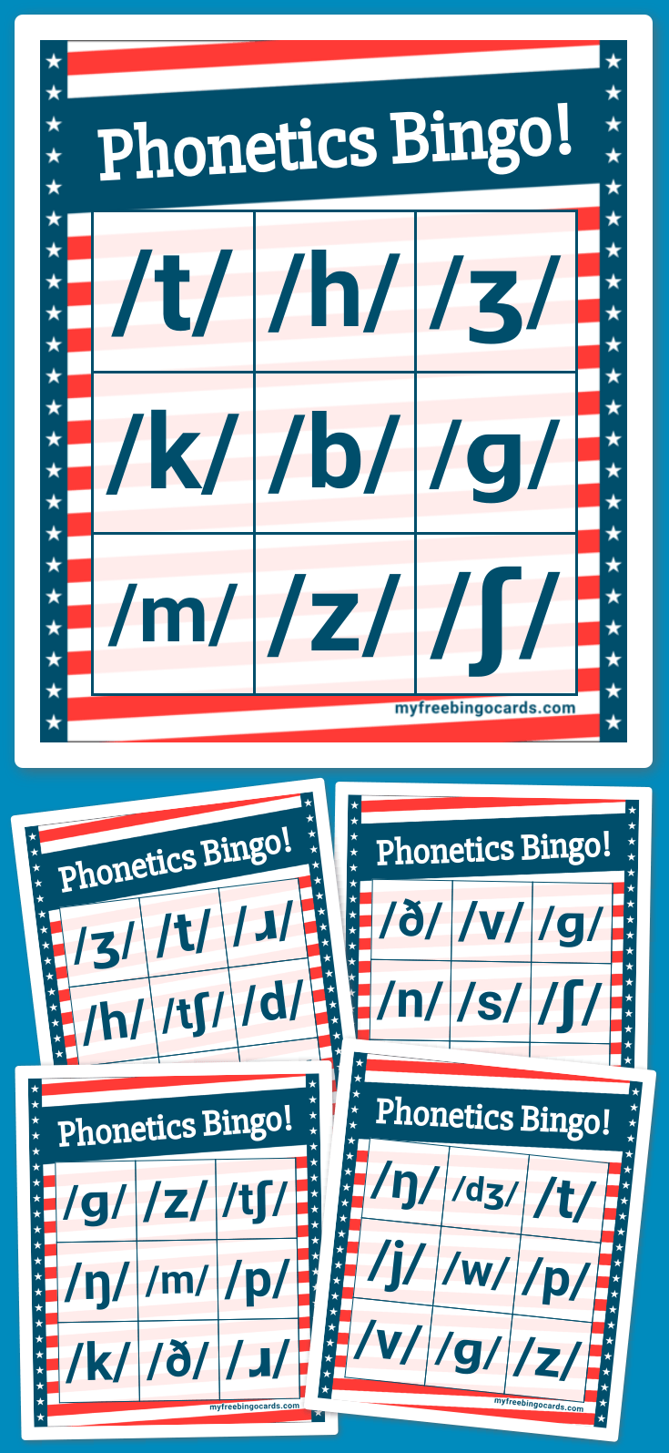 Virtual Phonetics Bingo!
