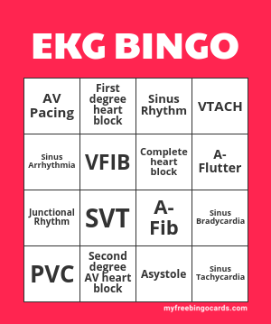 EKG BINGO