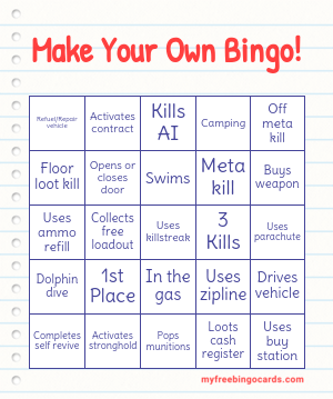 Make Your Own Bingo!