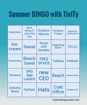 Summer BINGO with TivITy
