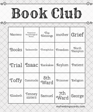 Book Club Bingo