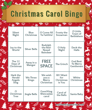 Christmas Carol Bingo