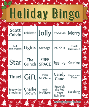 Holiday Bingo