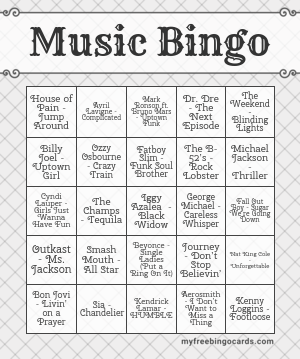 Music Bingo