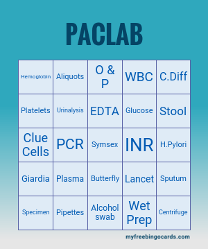 PACLAB BINGO