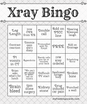 Xray Bingo