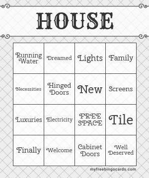 HOUSE BINGO