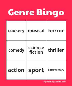 Genre Bingo