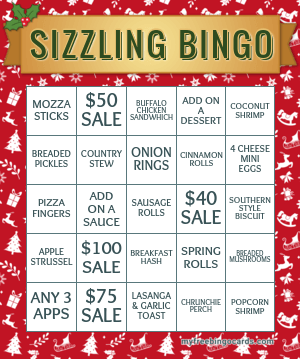 SIZZLING BINGO
