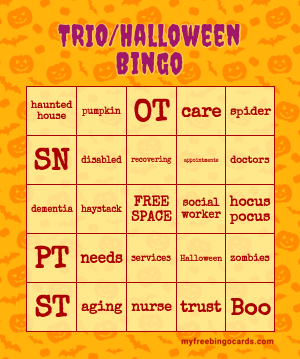 TRIO/Halloween Bingo
