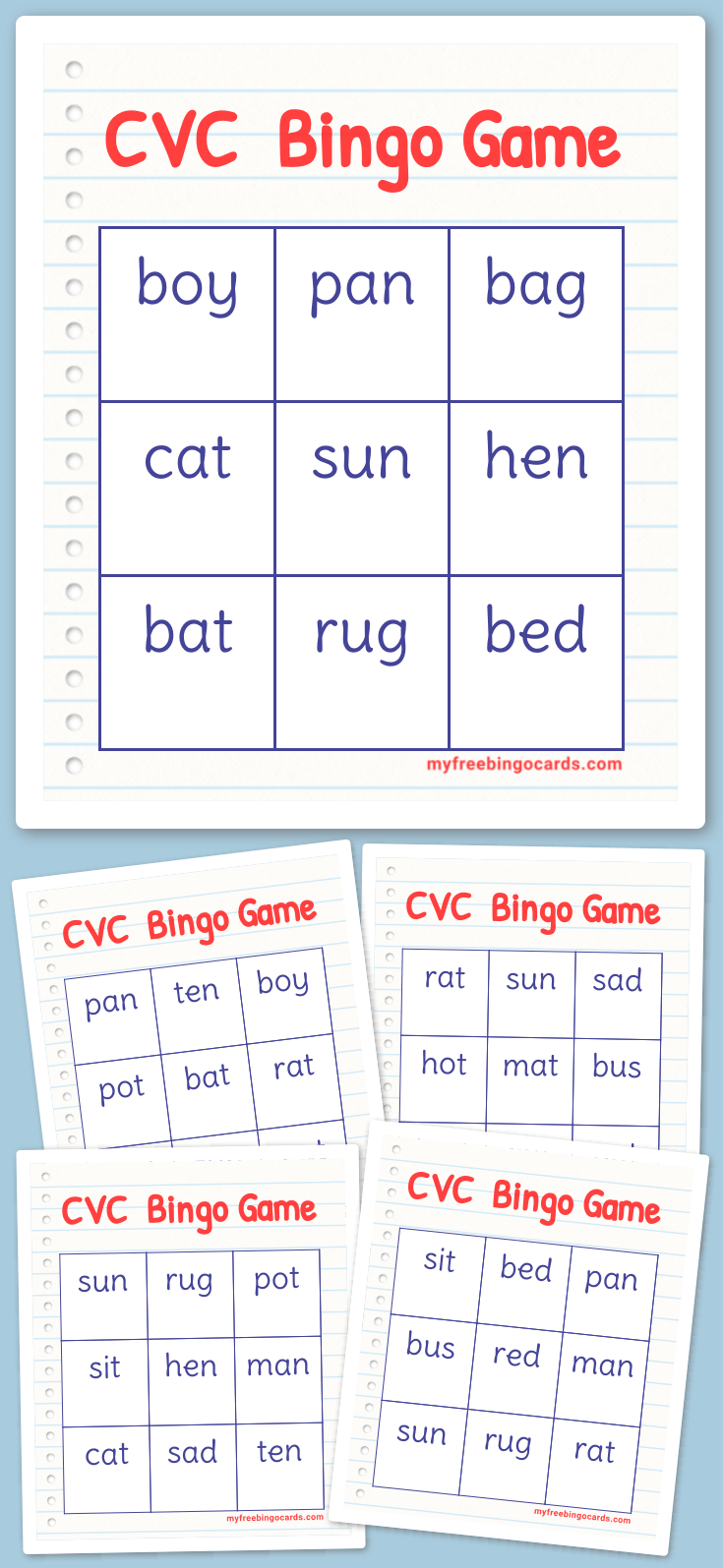 Virtual CVC Bingo Game