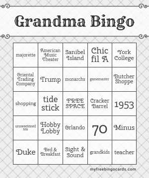 Grandma Bingo