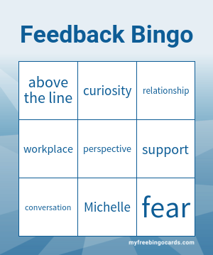 Feedback Bingo