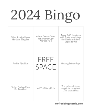 2024 Bingo