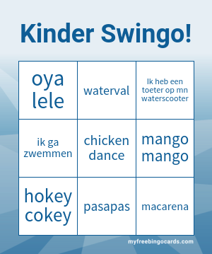 Kinder Swingo! Bingo