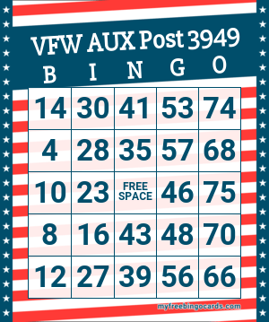 VFW AUX Post 3949 BINGO
