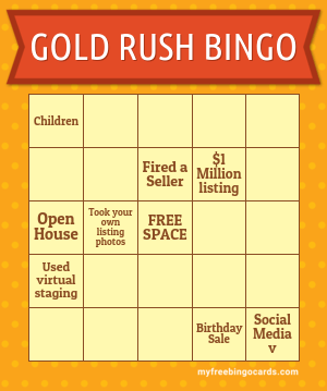 GOLD RUSH BINGO