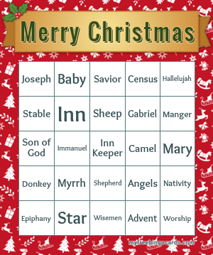 Merry Christmas Bingo