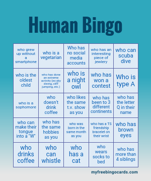 Human Bingo