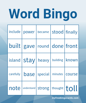 Word Bingo