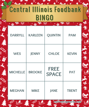 Central Illinois Foodbank BINGO