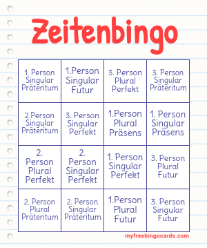 Zeitenbingo
