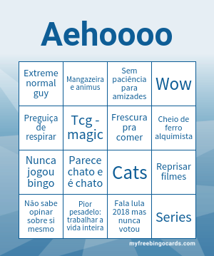Aehoooo Bingo