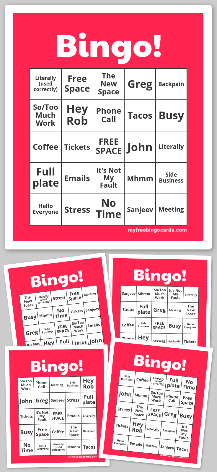 Virtual Bingo!