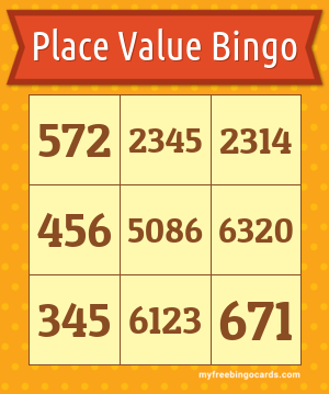 Print 100+ Place Value Bingo Cards