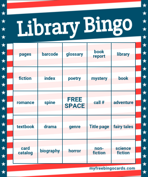 Print 100+ Library Bingo Cards