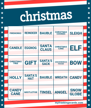 christmas bingo