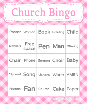 Church Bingo