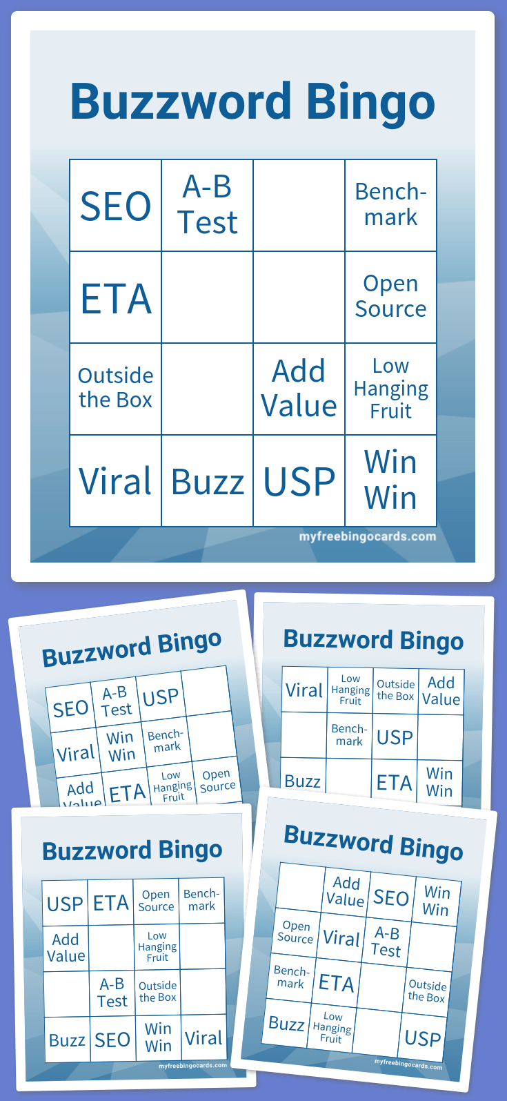 Virtual Buzzword Bingo